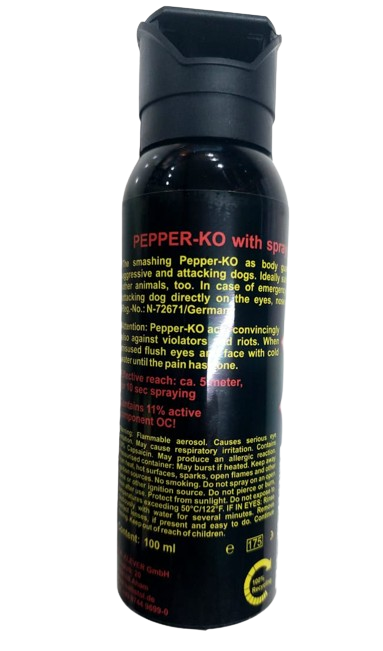 BALLISTOL PEPPER SPRAY KO JET 100ml | Bartlett Arms & Ammo (Pty) Ltd